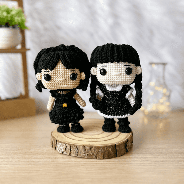 Crocheniacs | Wednesday Addams Pack - Pattern details | Crocheniacs ...
